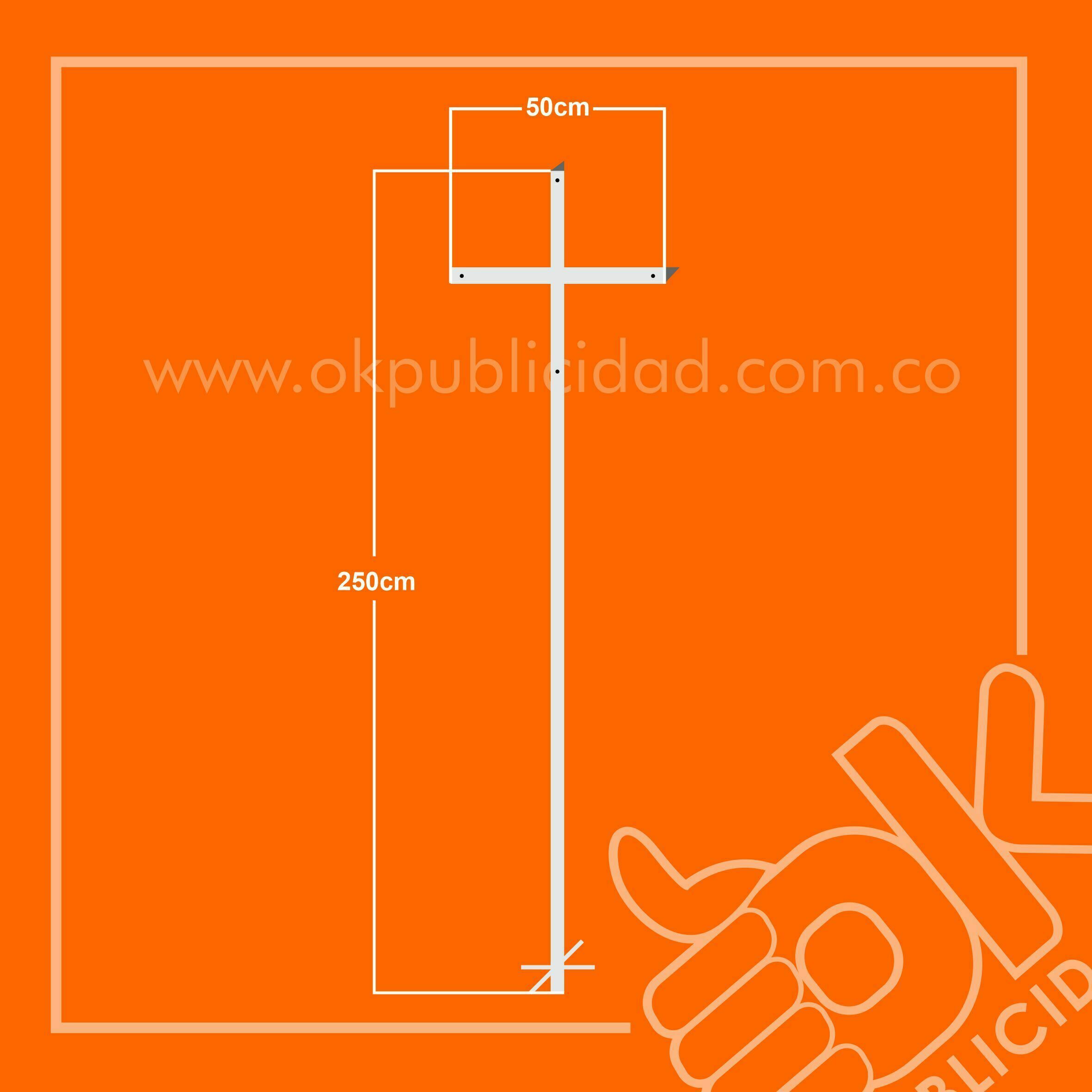 Base Angulo Señal Seguridad Fija